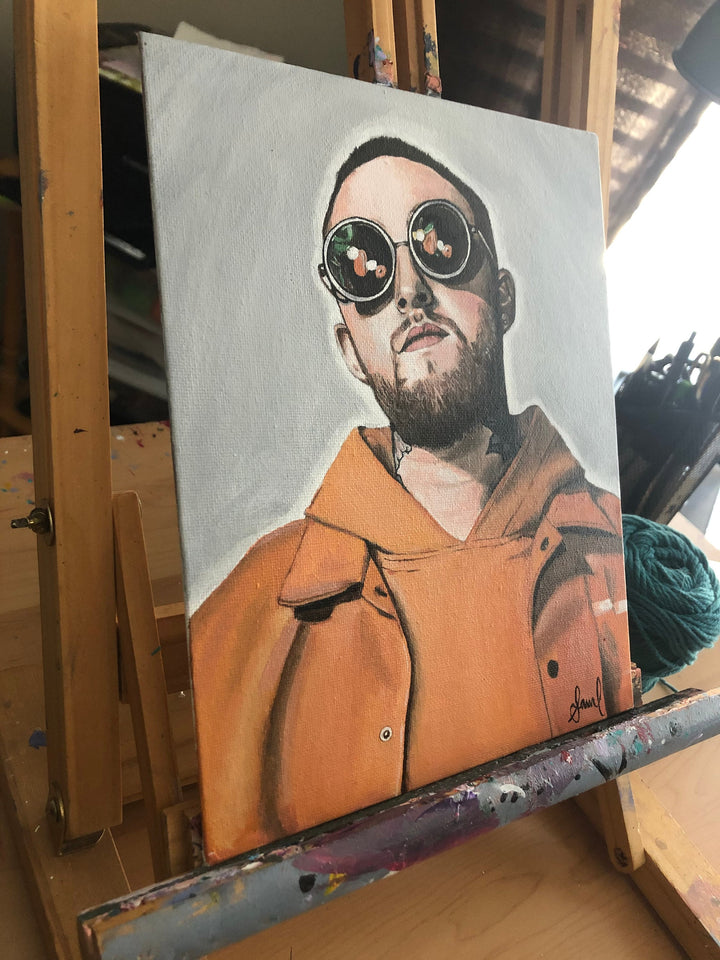 Mac Miller Portrait - "Come Back To Earth" – Jade Rain Creations