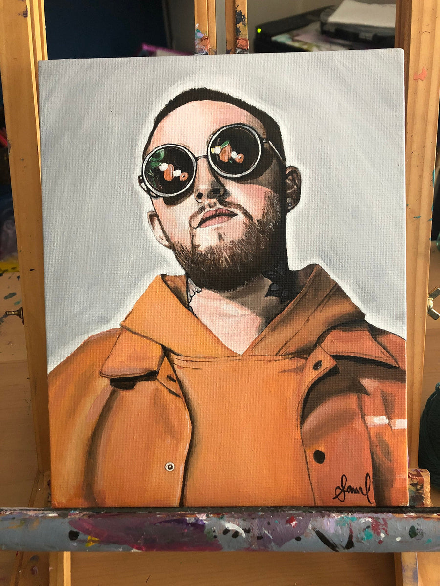 Mac Miller Portrait - "Come Back To Earth" – Jade Rain Creations